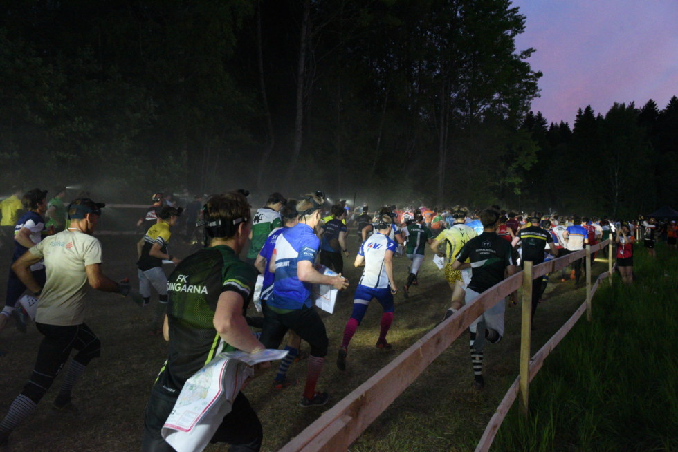 The Jukola team was sent out into the Epoo forest - Porvoo Borgå Jukola ...