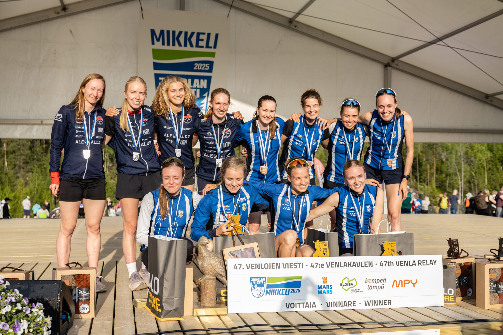 Jukola’s spectacular evening celebration culminated in the Venla relay ...